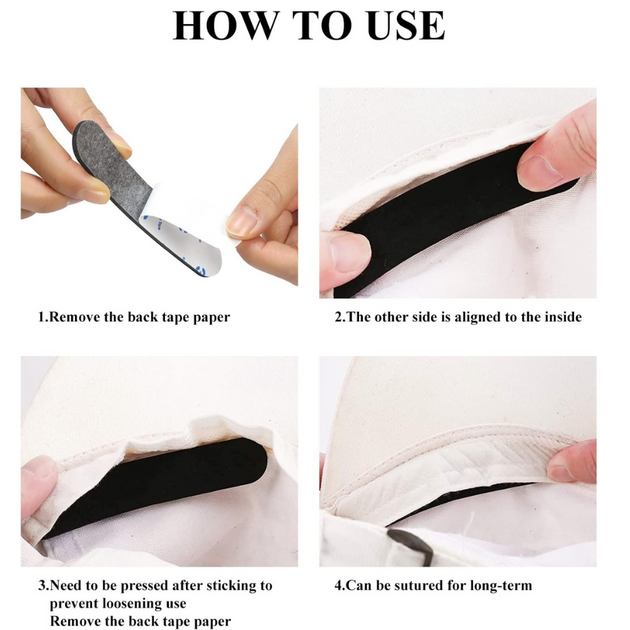 30-Piece Hat Size Reducer Foam Inserts - Say goodbye to sweaty eyes